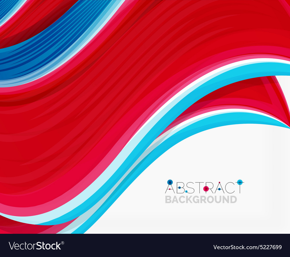Abstract realistic solid wave background Vector Image