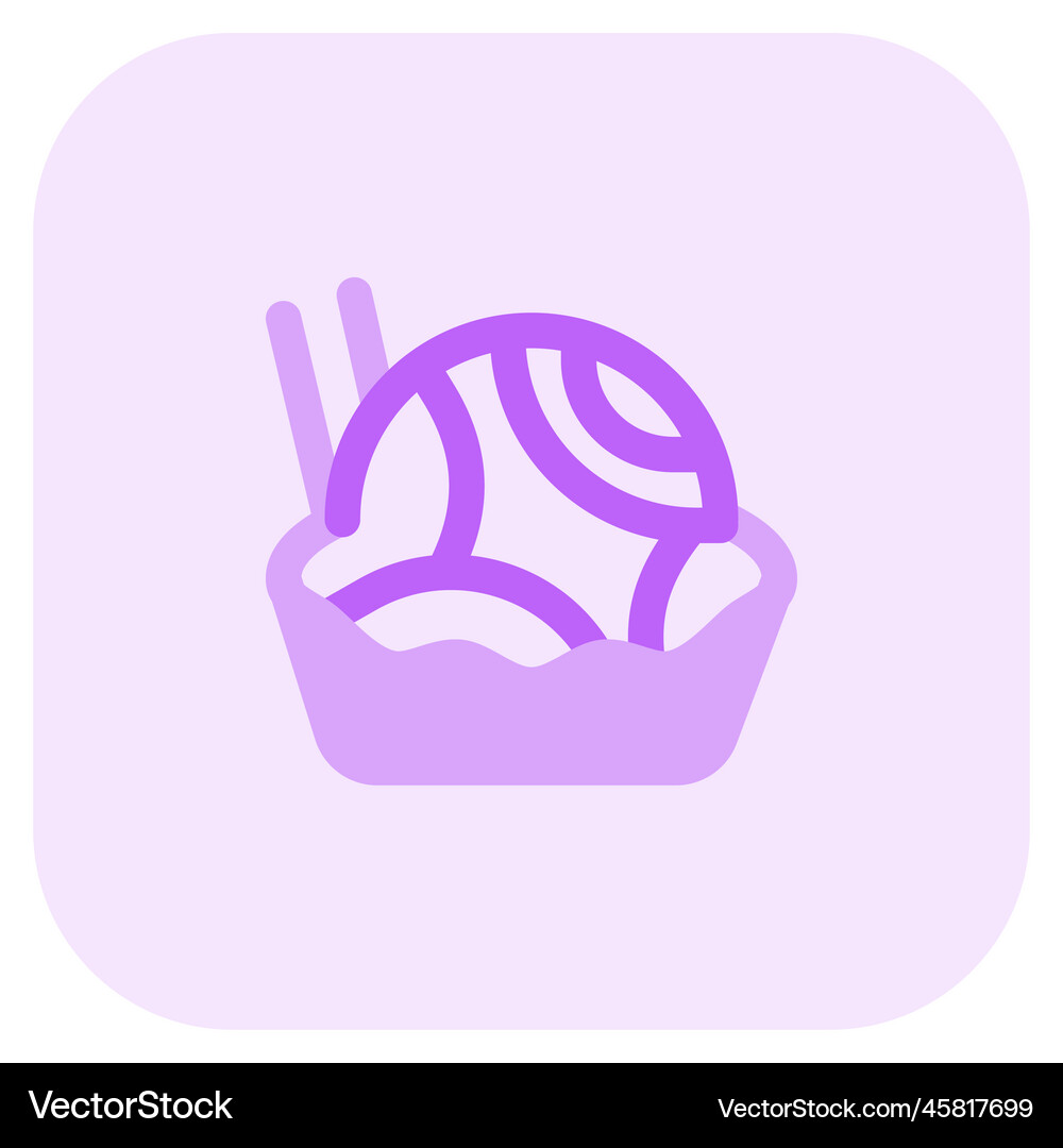 Aloo chat a popular indian dish Royalty Free Vector Image