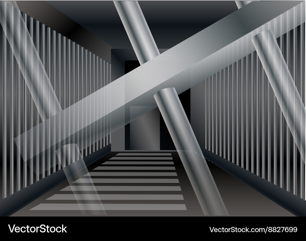 Prison bars Royalty Free Vector Image - VectorStock
