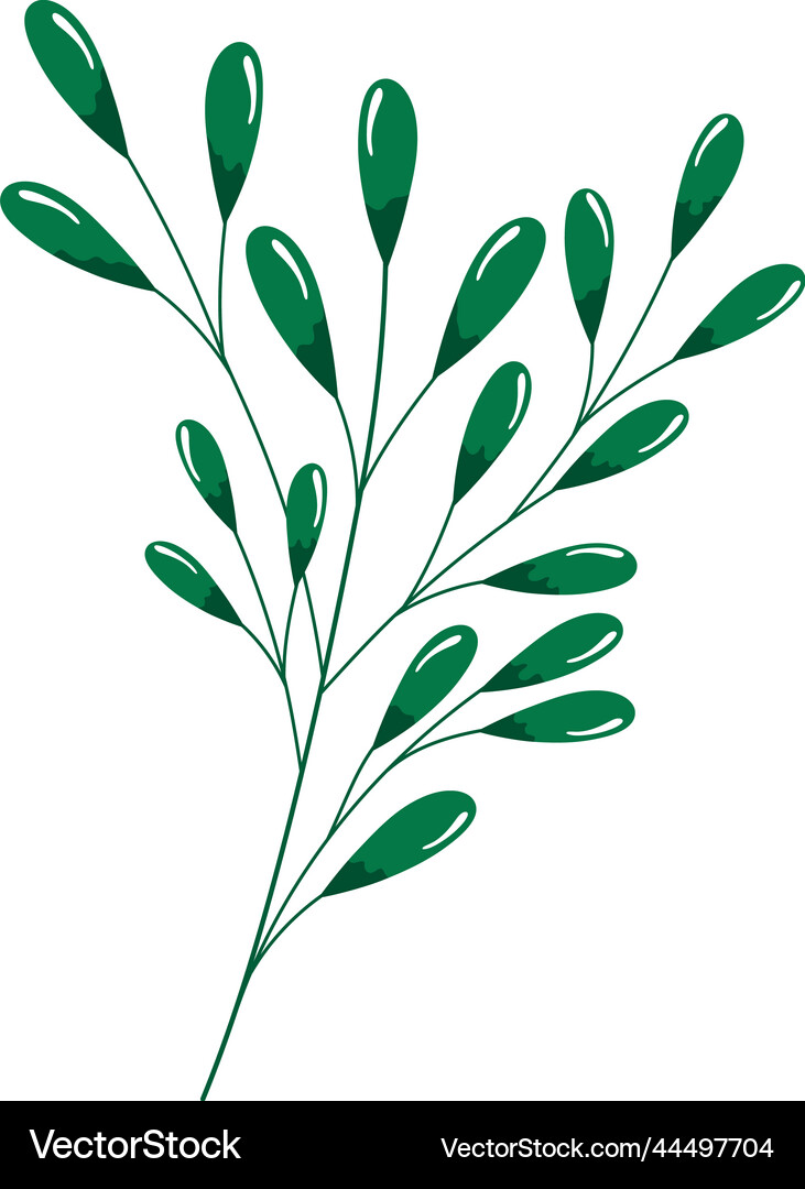 Garden green plant nature Royalty Free Vector Image
