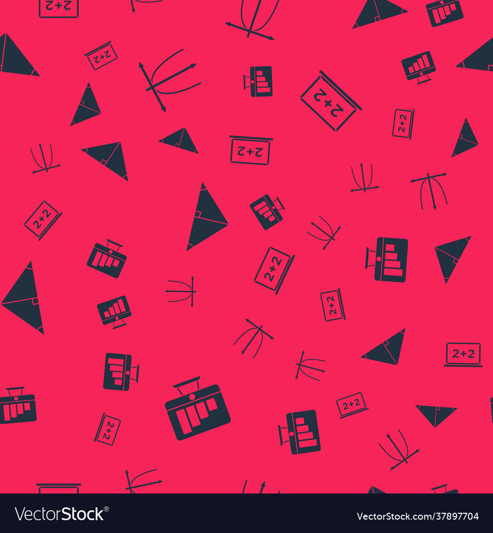 Set computer monitor with graph chart graph Vector Image