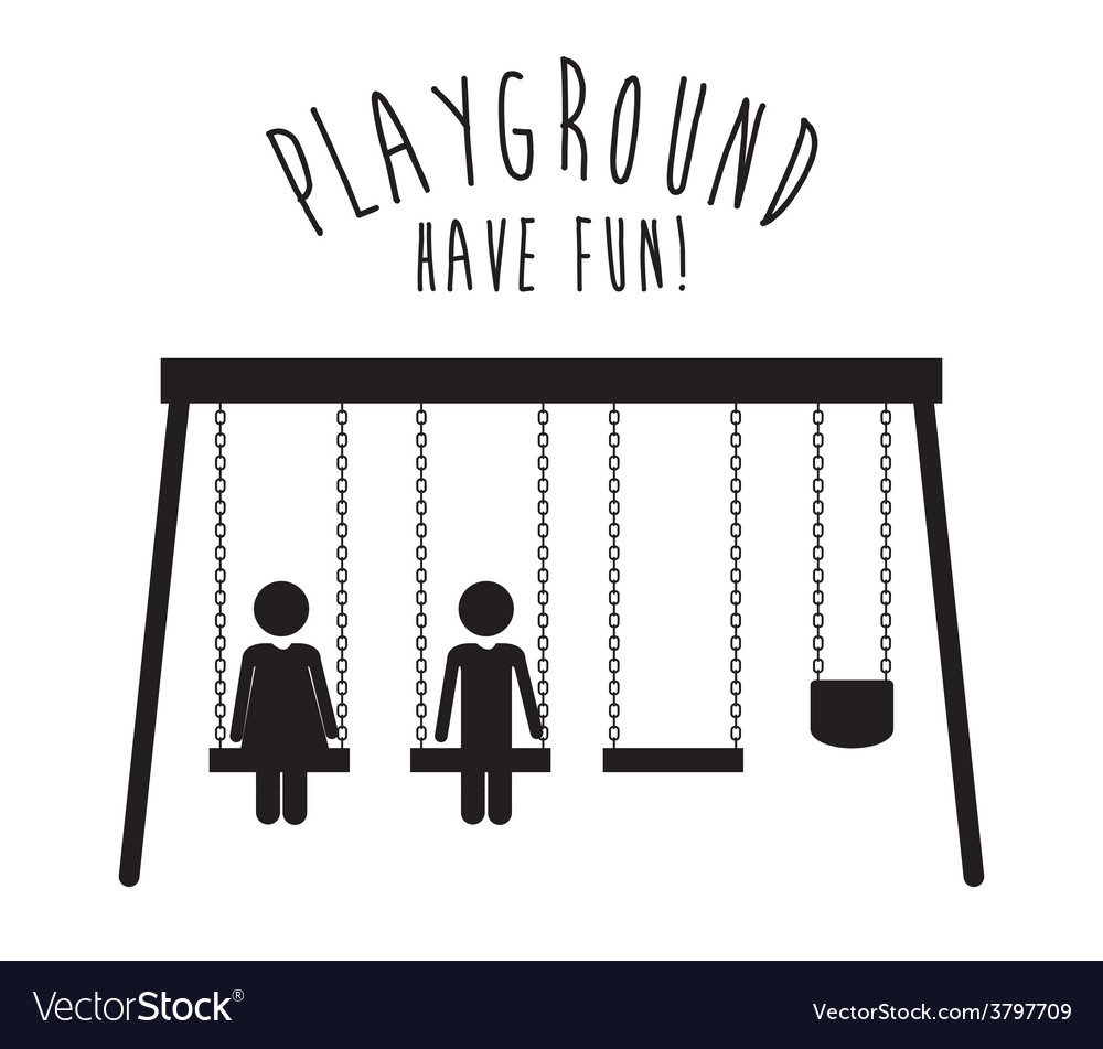 Playground design Royalty Free Vector Image - VectorStock