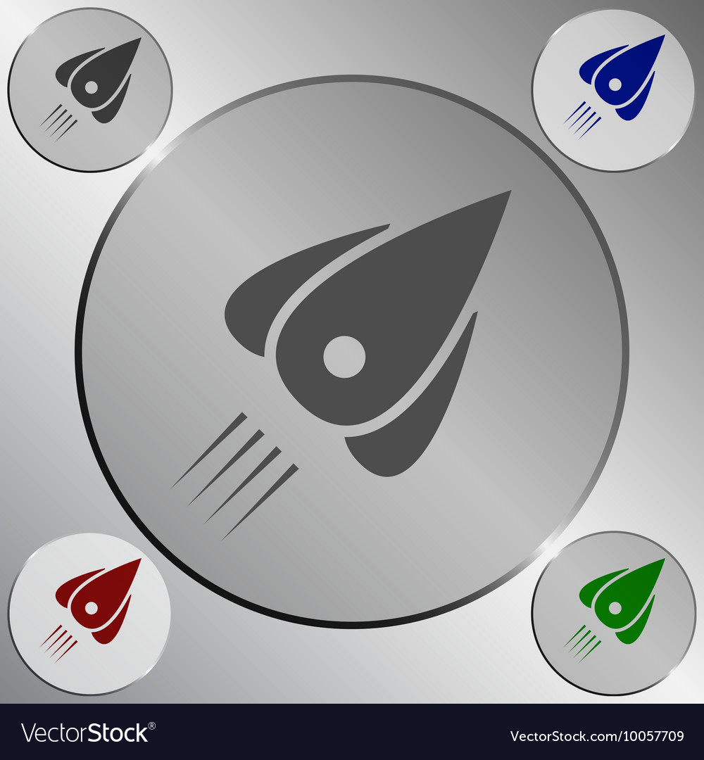 Rocket icon stock Royalty Free Vector Image - VectorStock