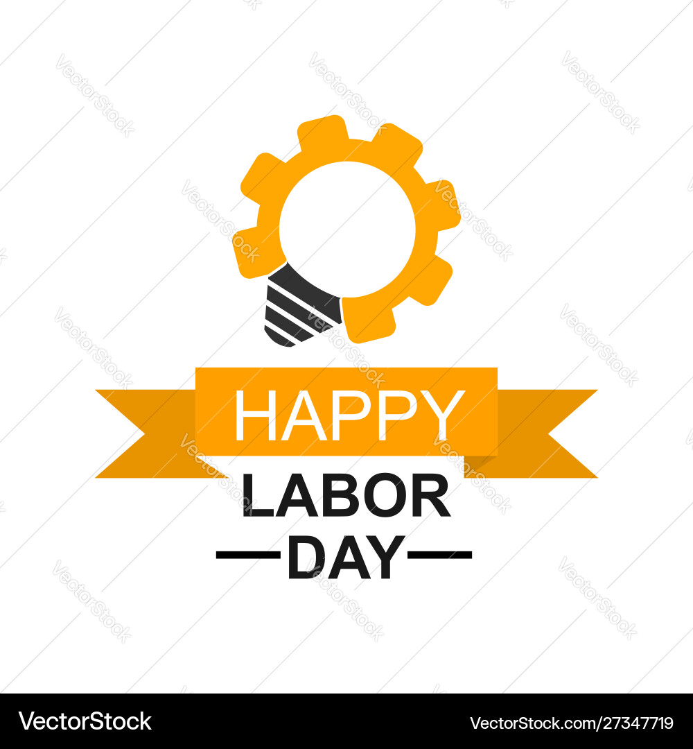 Labor day or international workers day Royalty Free Vector
