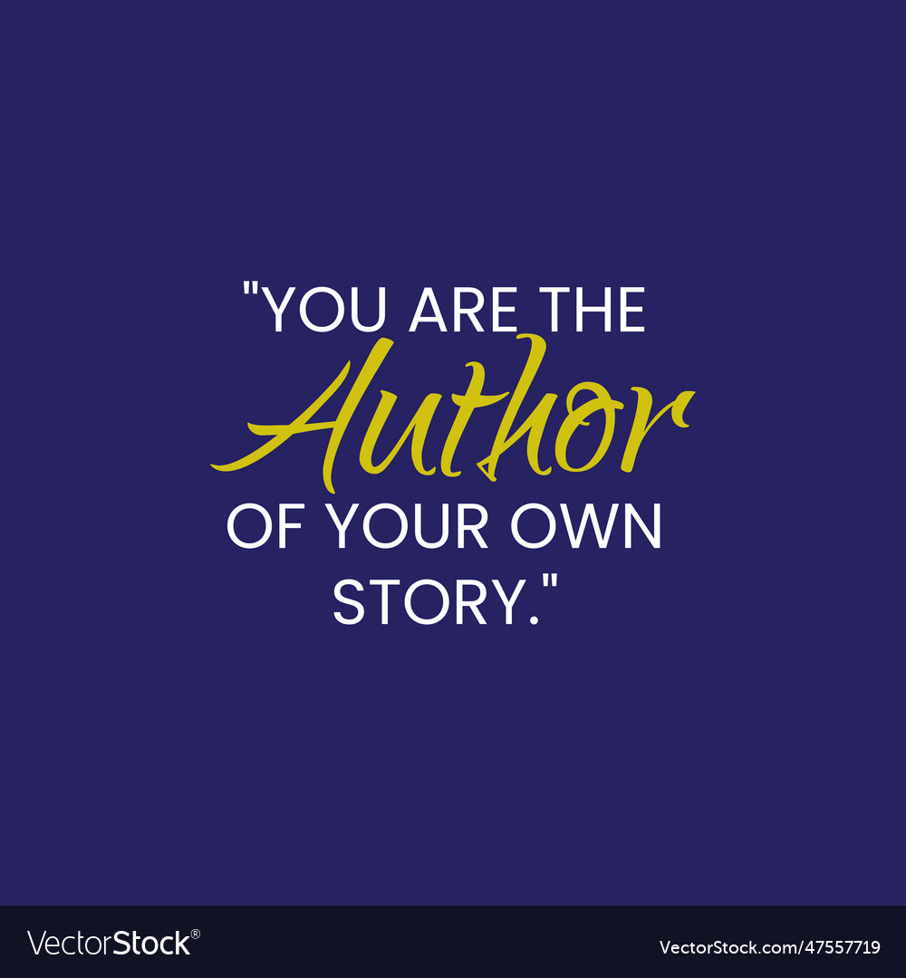 Motivation quote with a smooth solid background Vector Image