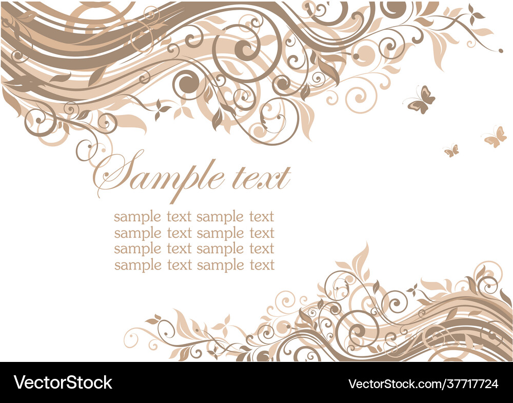Wedding template Royalty Free Vector Image - VectorStock