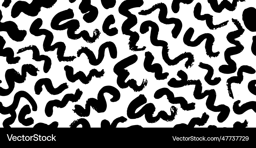 Seamless pattern with abstract natural forms Vector Image