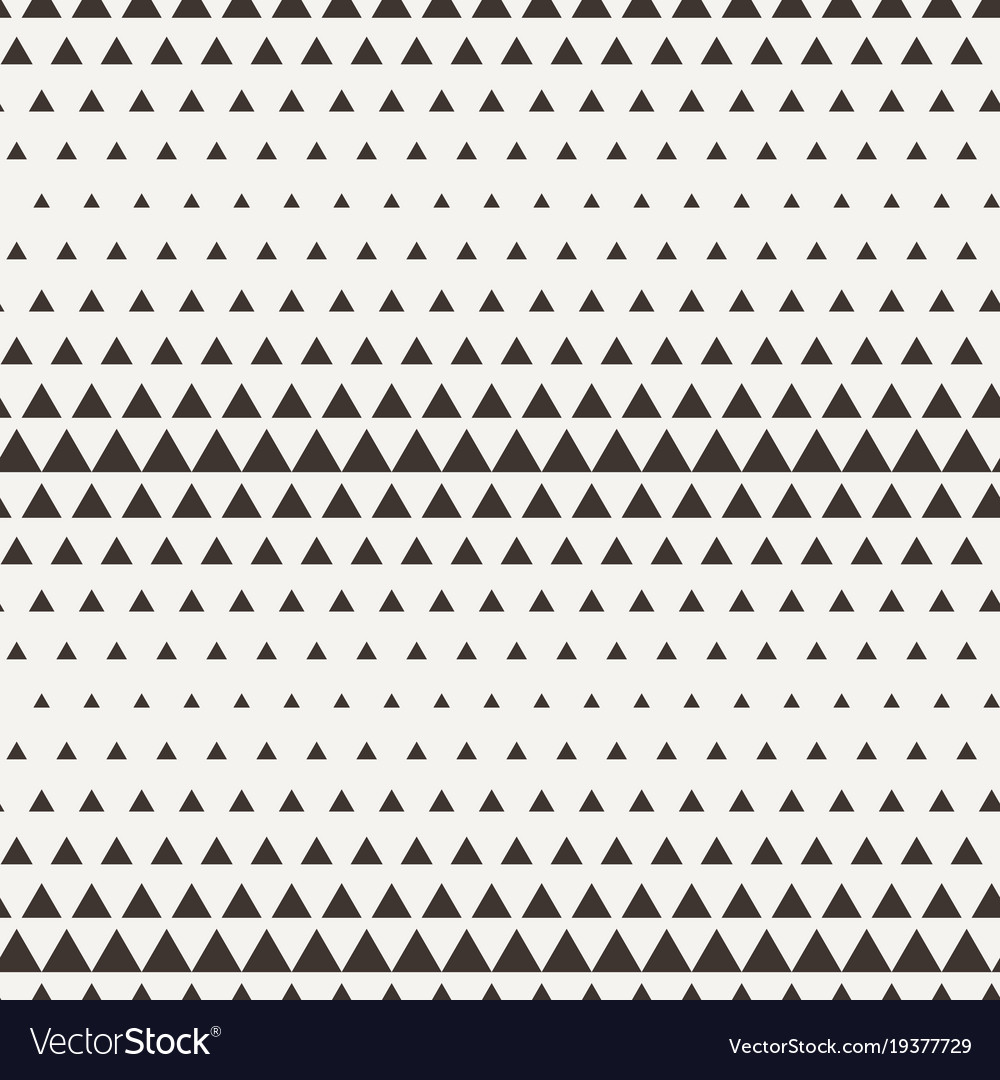 Seamless triangle halftone gradient pattern Vector Image Seamless triangle halftone gradient pattern Vector Image