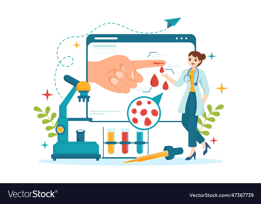 Hemophilia with doctor examining injured knee Vector Image