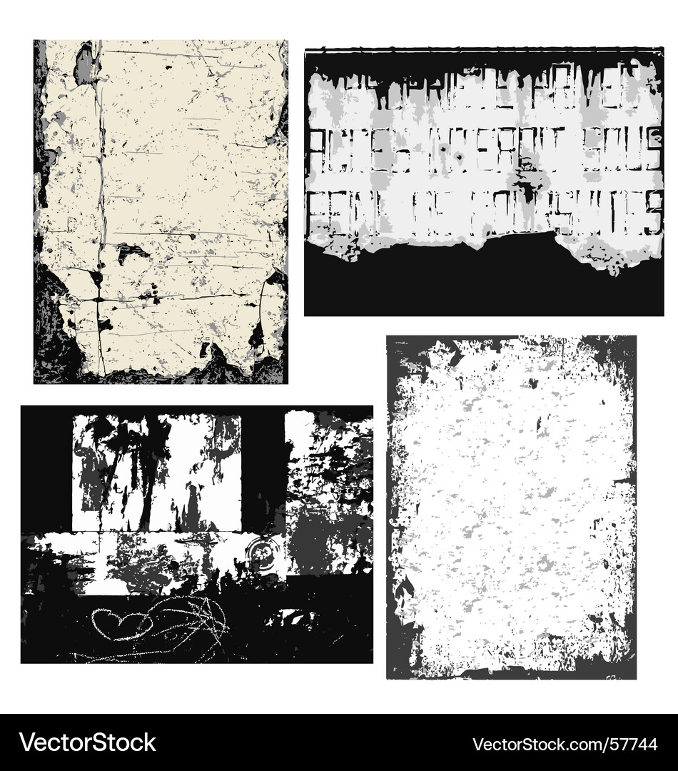 Torn posters Royalty Free Vector Image - VectorStock