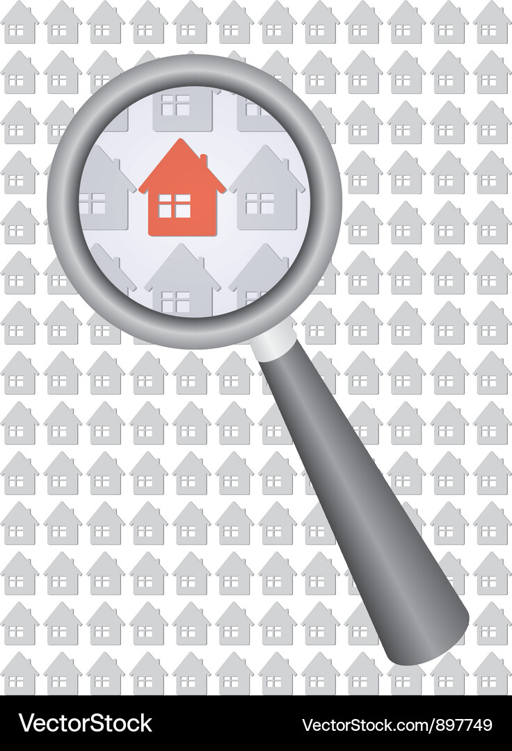 Find house Royalty Free Vector Image - VectorStock