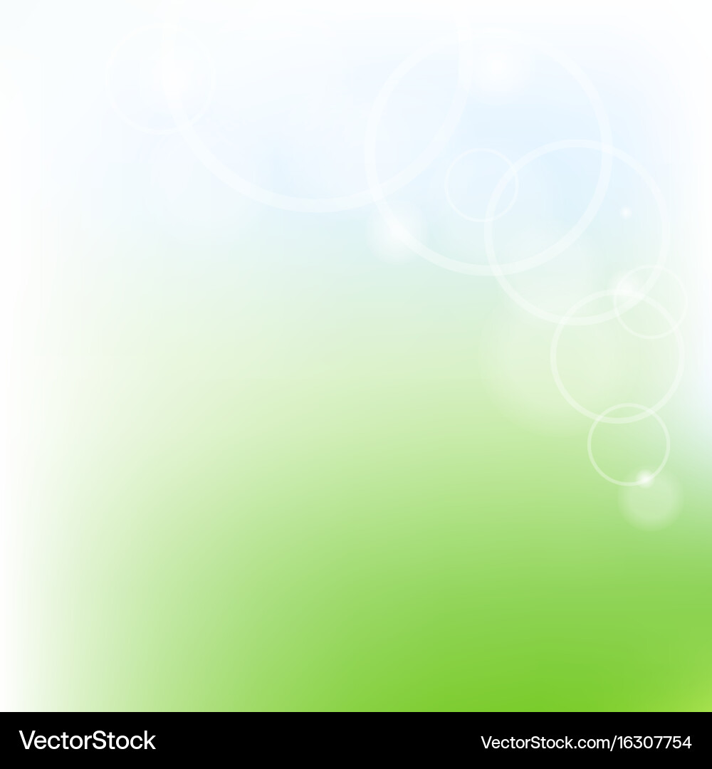 Green and blue pastel poster Royalty Free Vector Image