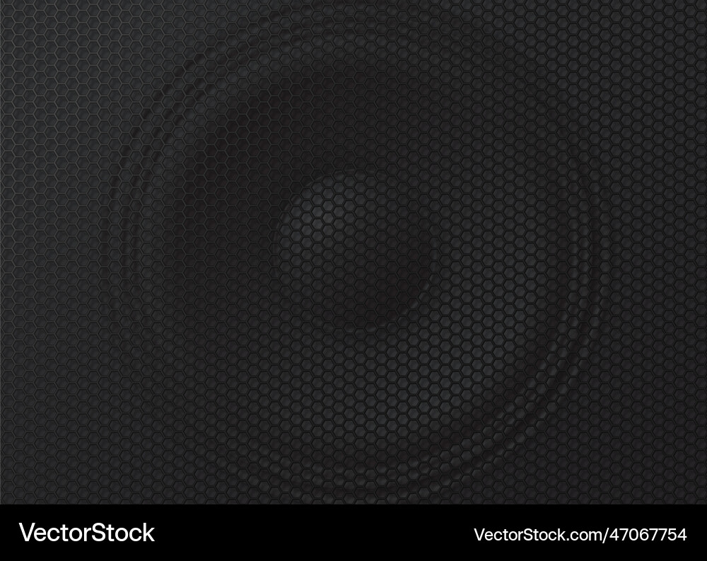 Realistic speaker music sound subwoofer grid Vector Image