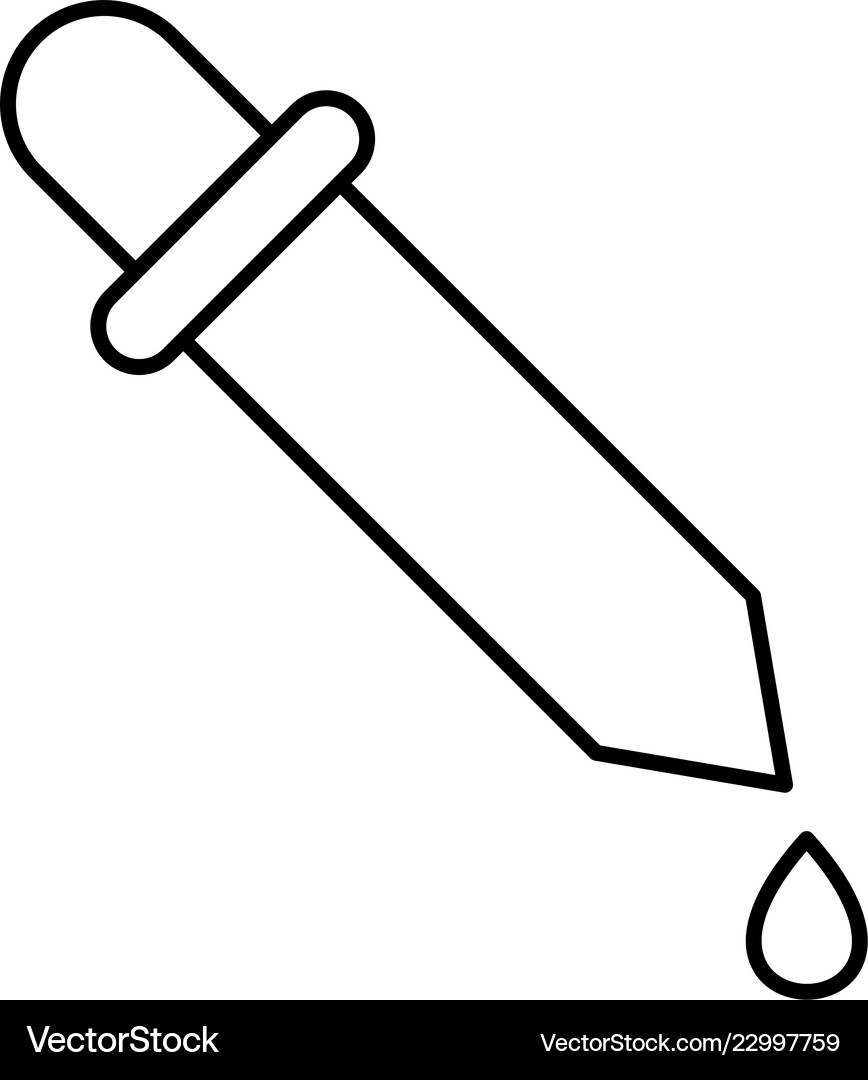 Dropper icon Royalty Free Vector Image - VectorStock