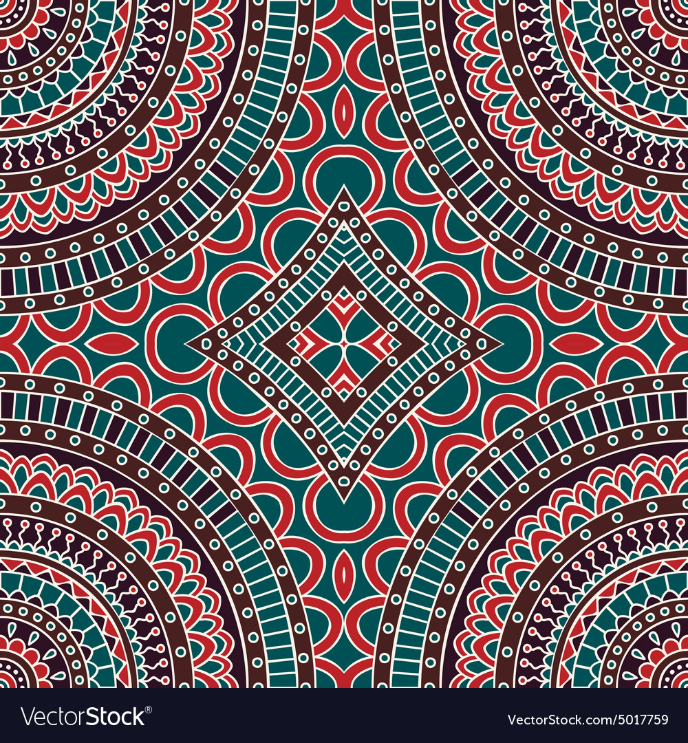 Ethnic seamless pattern Royalty Free Vector Image