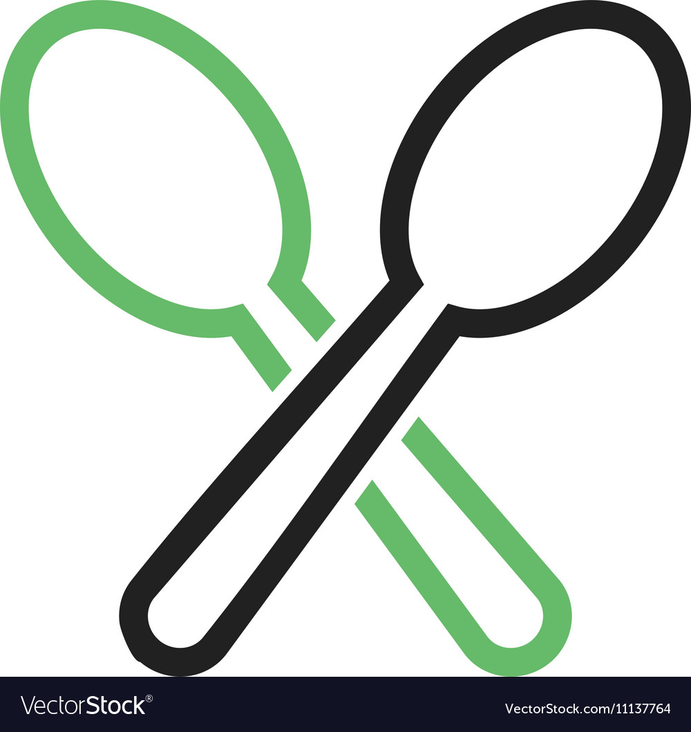Spoons Royalty Free Vector Image - VectorStock