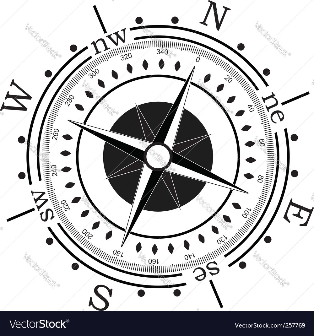 Compass Royalty Free Vector Image - VectorStock