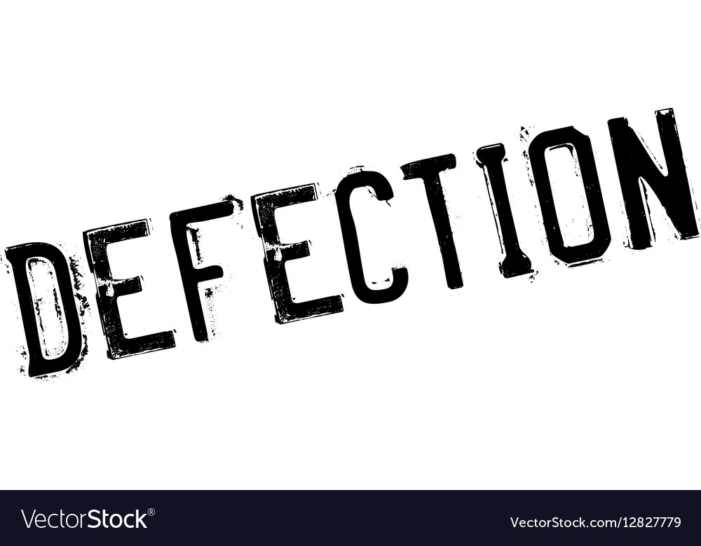 Defection rubber stamp Royalty Free Vector Image