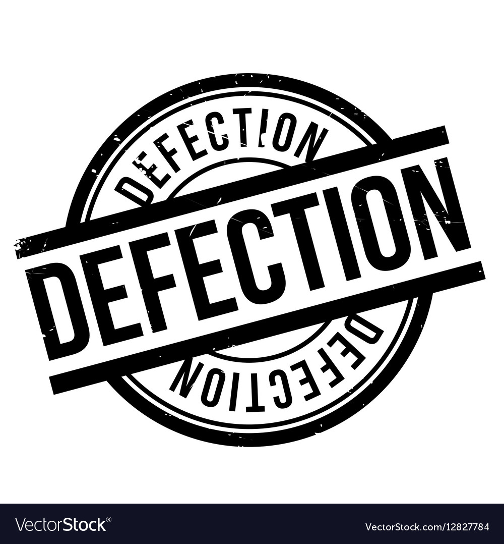 Defection rubber stamp Royalty Free Vector Image