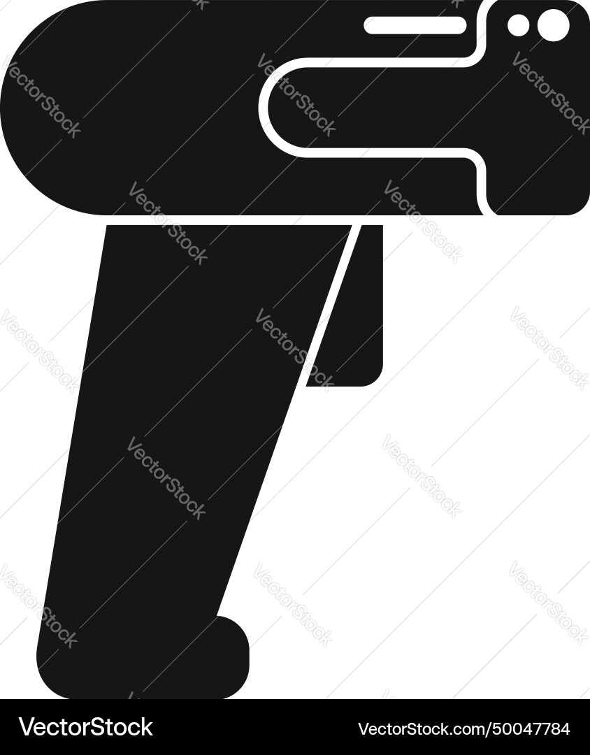 Handle scanner smart icon simple sign Royalty Free Vector