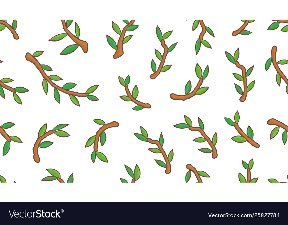 Seamless pattern with branches tree Royalty Free Vector