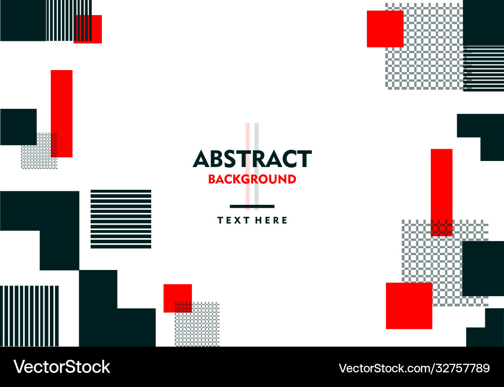 Abstract background with geometric shapess square Vector Image