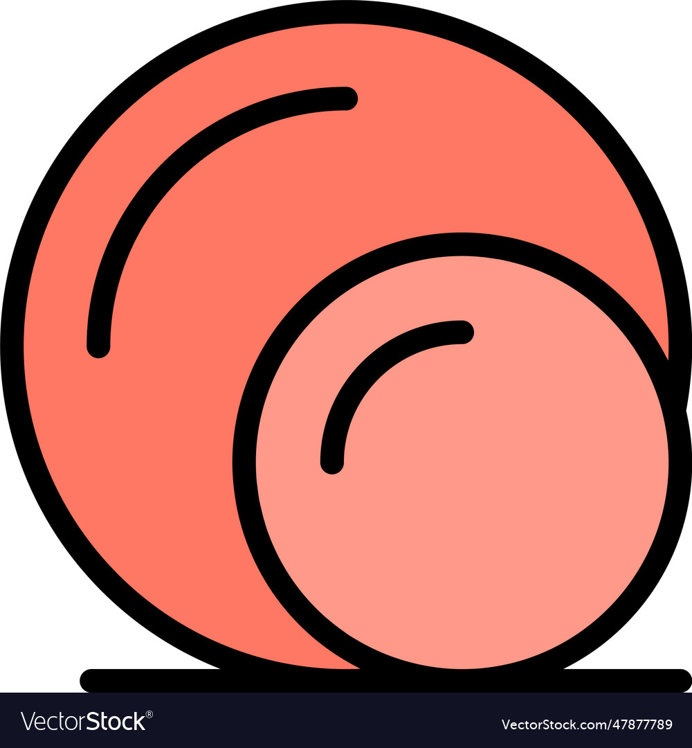 Ball motor fine icon flat Royalty Free Vector Image Ball motor fine icon flat Royalty Free Vector Image