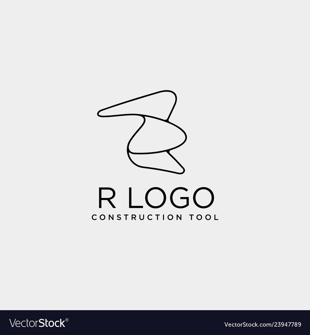 Construction tools logo template icon element Vector Image