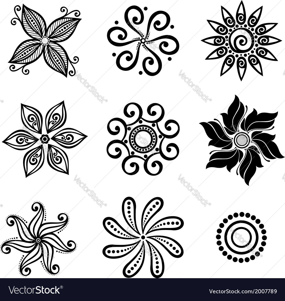 Small Deco Circles Pattern Royalty Free Vector Image