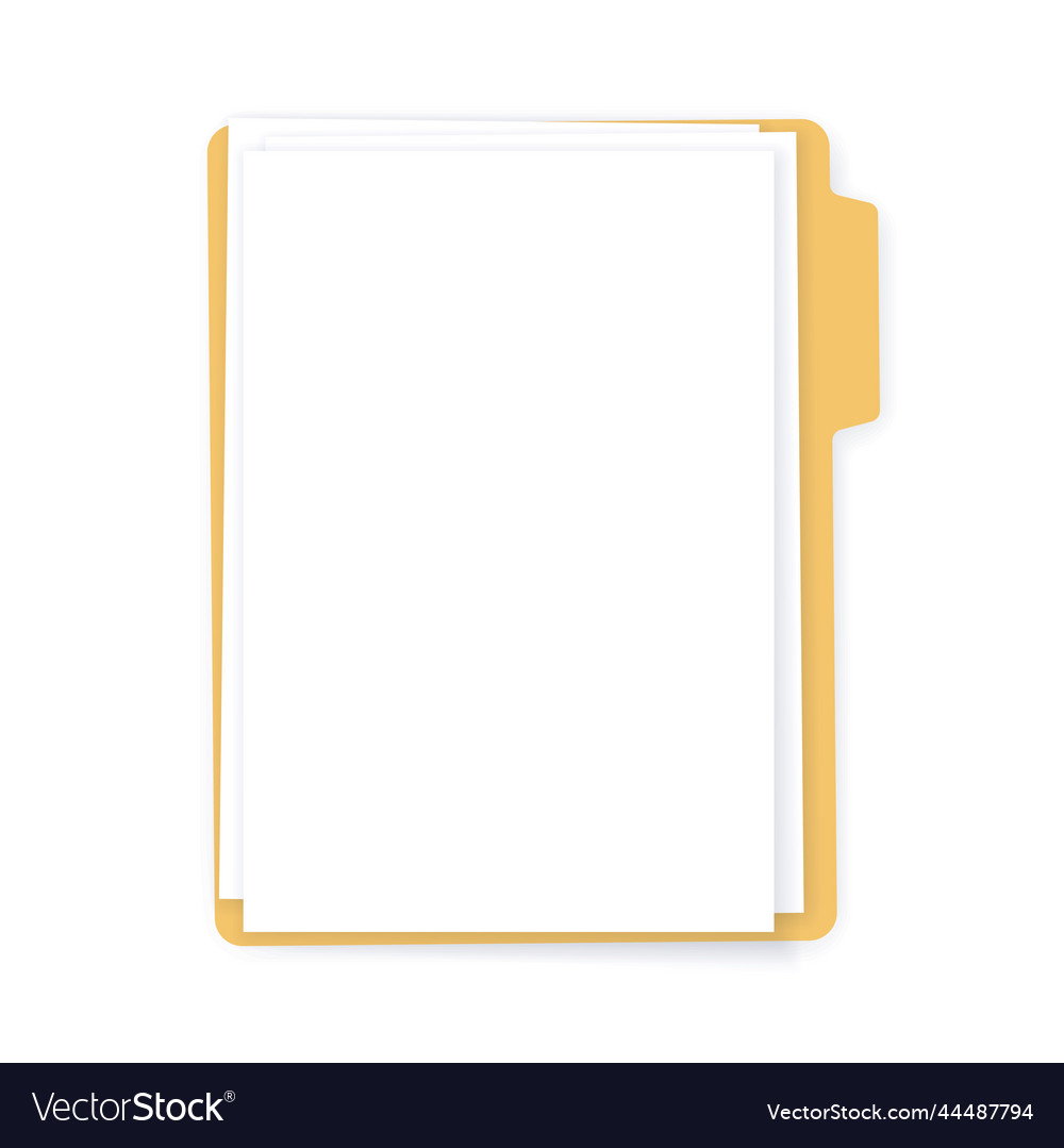 Paper document stack Royalty Free Vector Image
