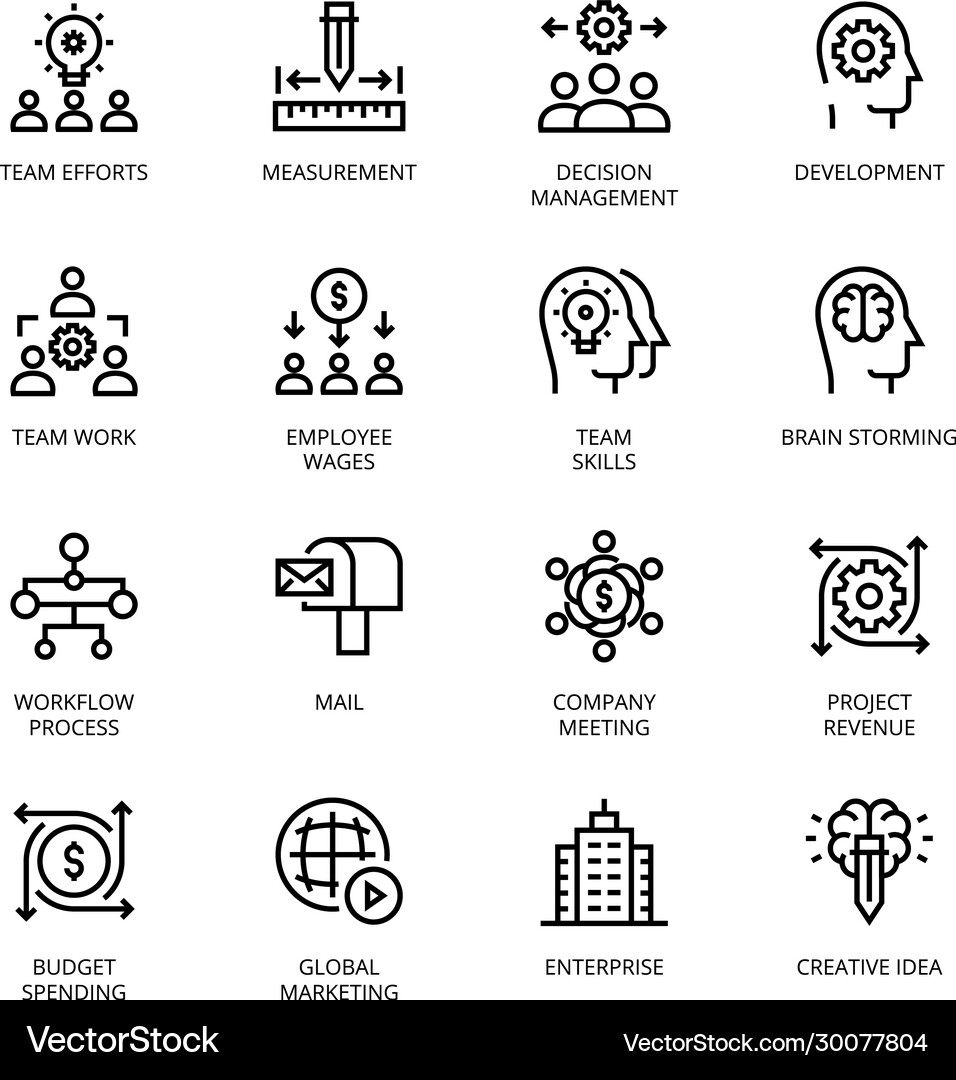Business management Royalty Free Vector Image - VectorStock
