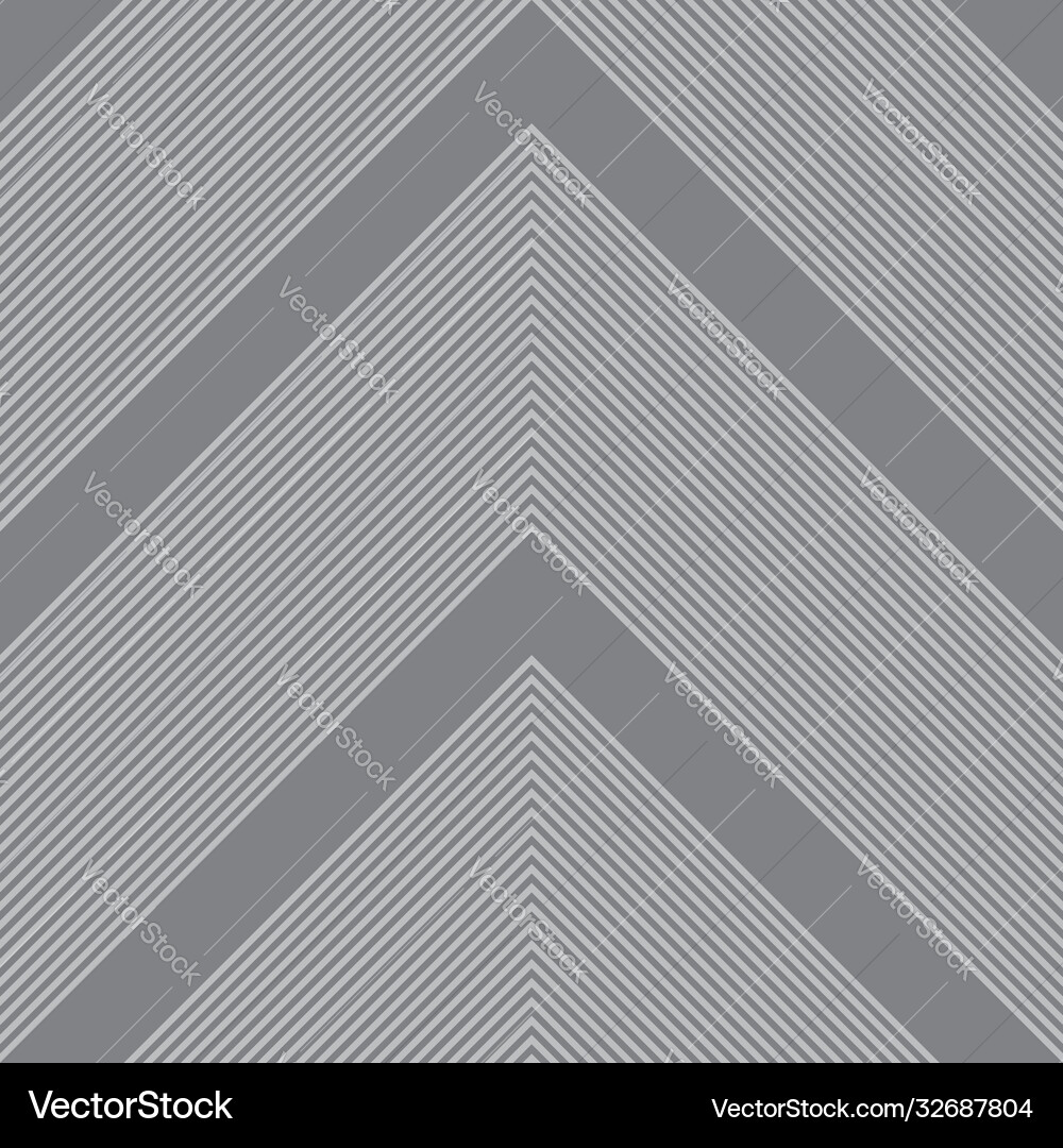 Grey chevron diagonal stripes seamless pattern Vector Image