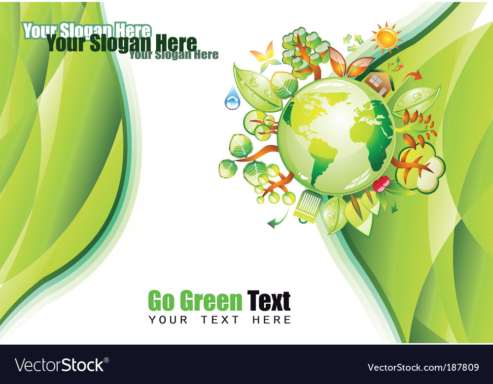 Environment background Royalty Free Vector Image