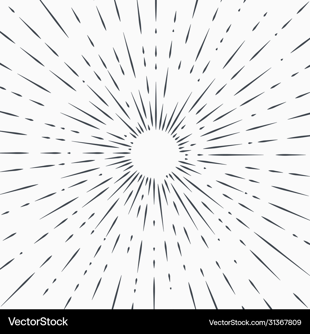 Sun burst star sunshine radiating from Royalty Free Vector