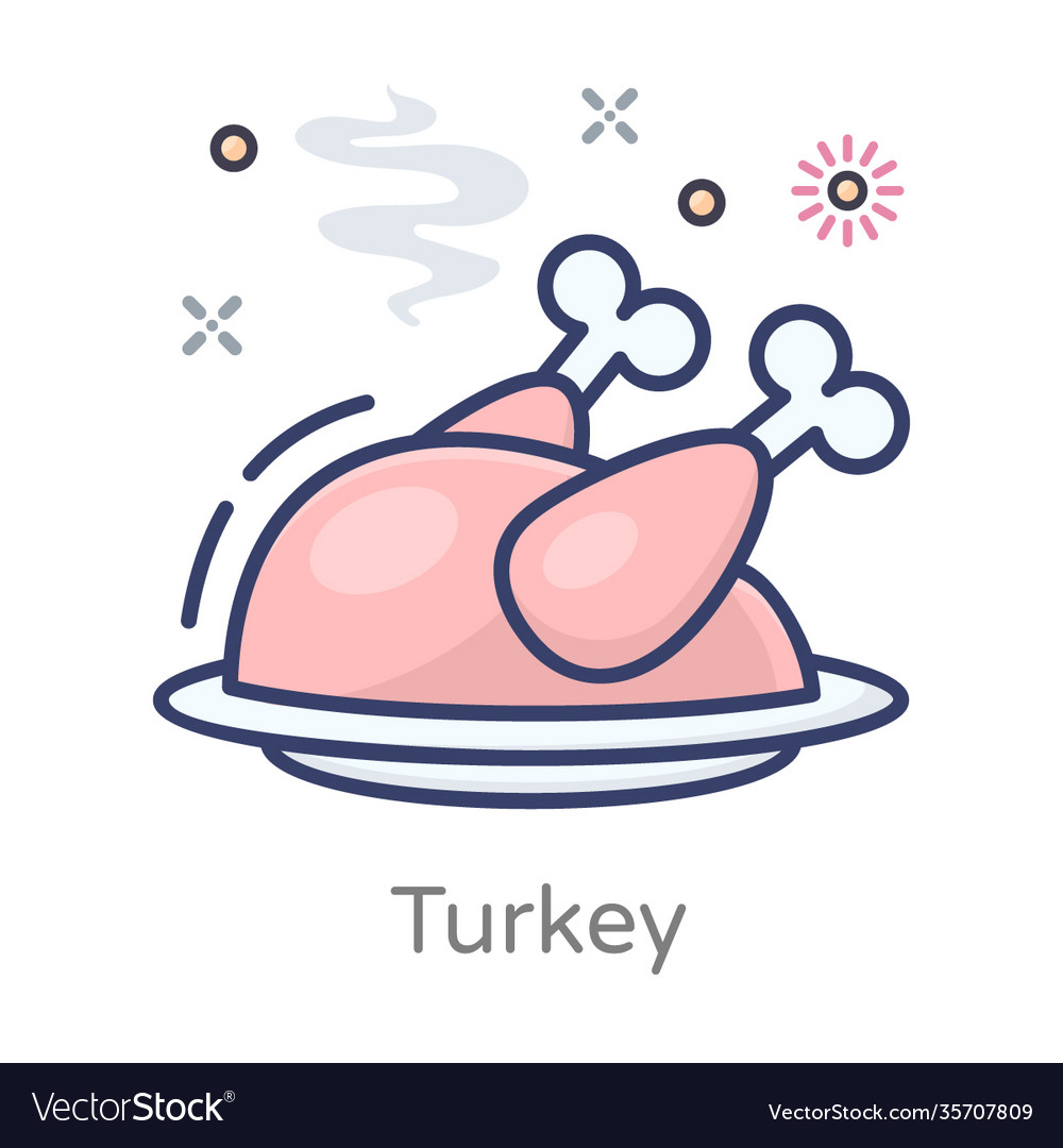 Turkey Royalty Free Vector Image - VectorStock