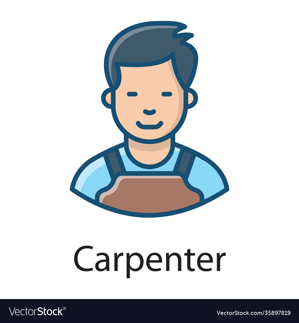 Carpenter Royalty Free Vector Image - VectorStock