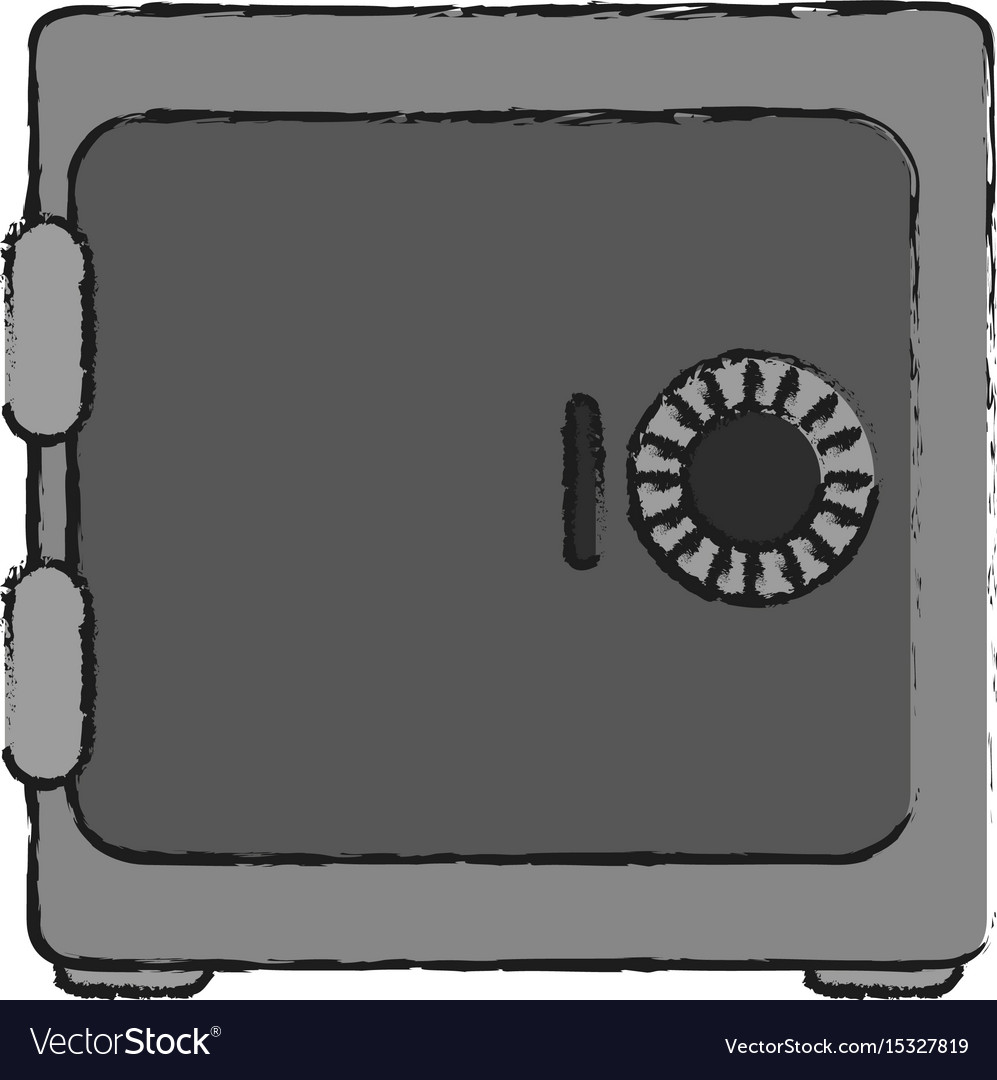 Closed security box Royalty Free Vector Image - VectorStock