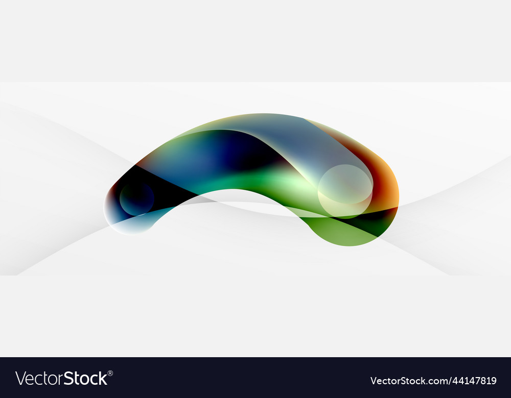 Fluid Abstract Background Liquid Color Gradients Vector Image