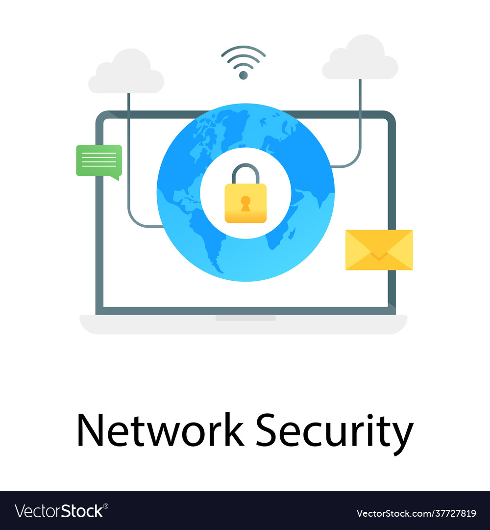 Network security Royalty Free Vector Image - VectorStock