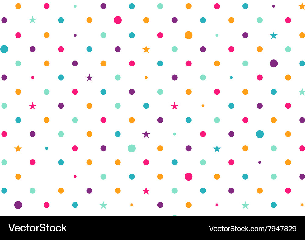 Pastel Colored Dots Pastel Rainbow Polka Dots (Very Light)" Poster For