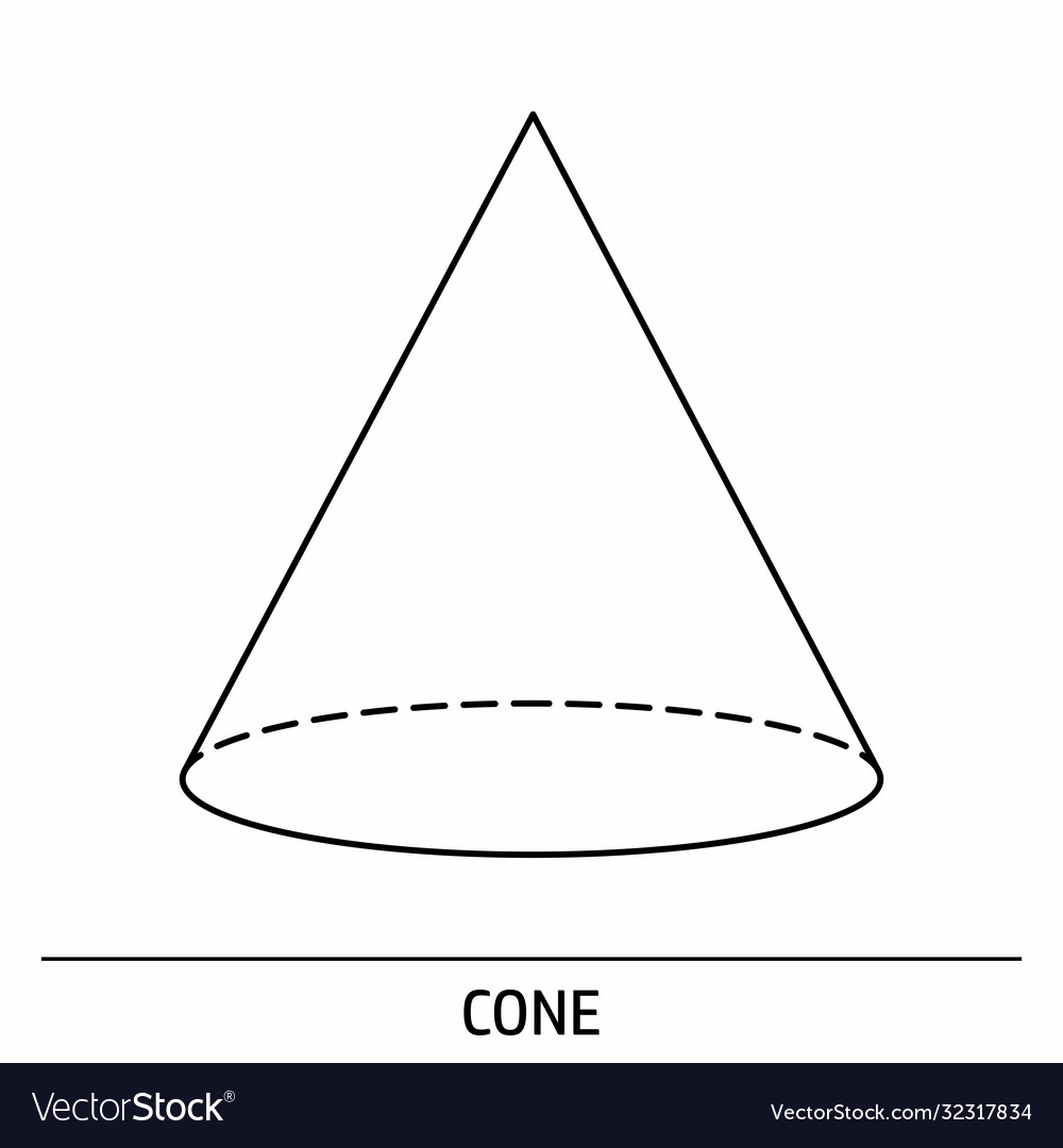 Cone Template Svg