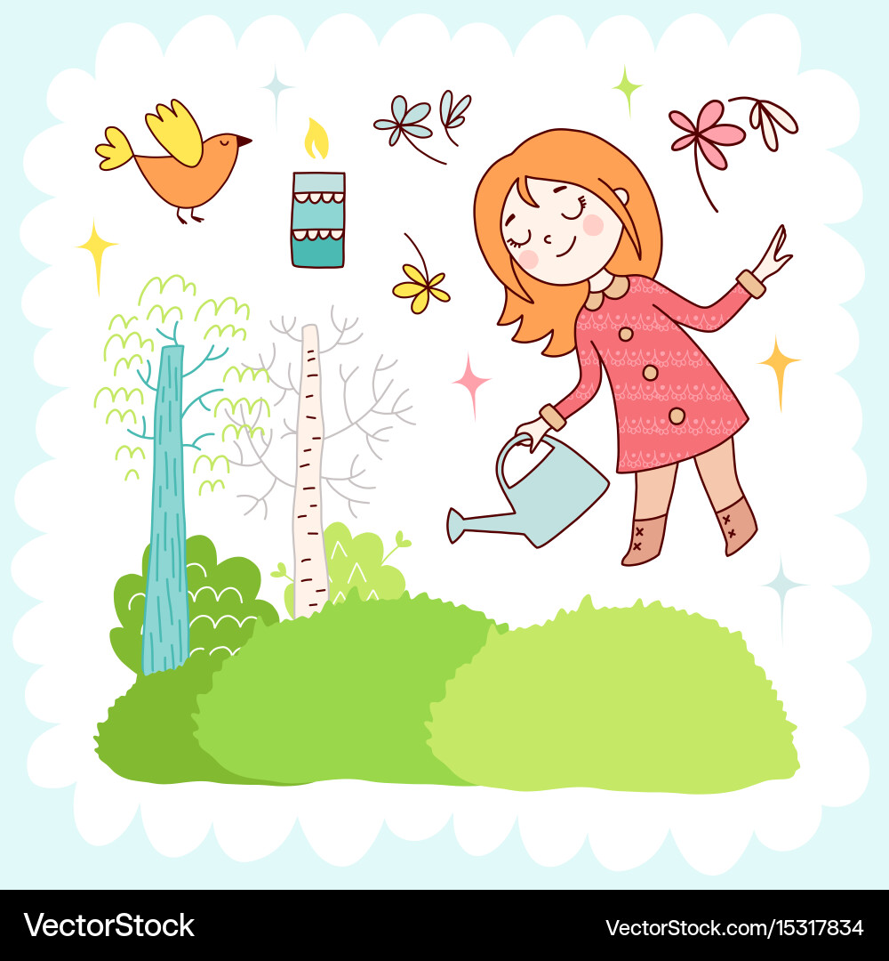 Doodles cute elements Royalty Free Vector Image