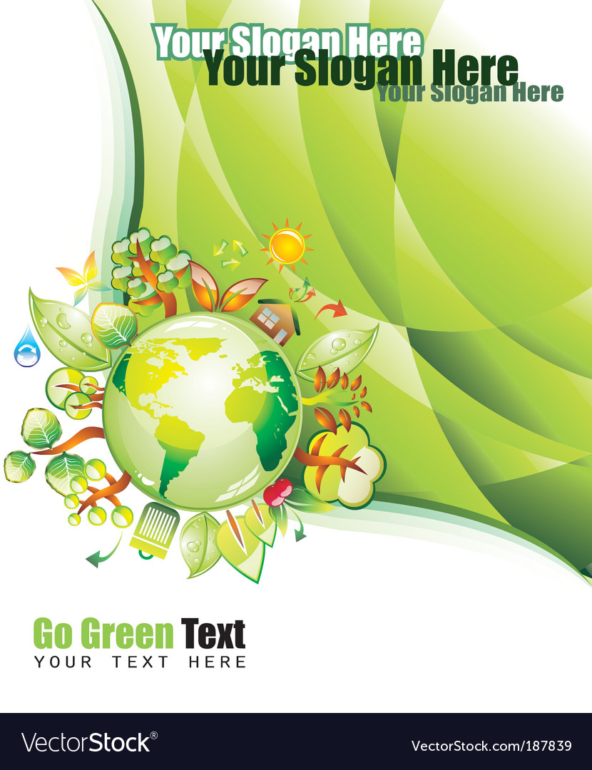 Environment background Royalty Free Vector Image