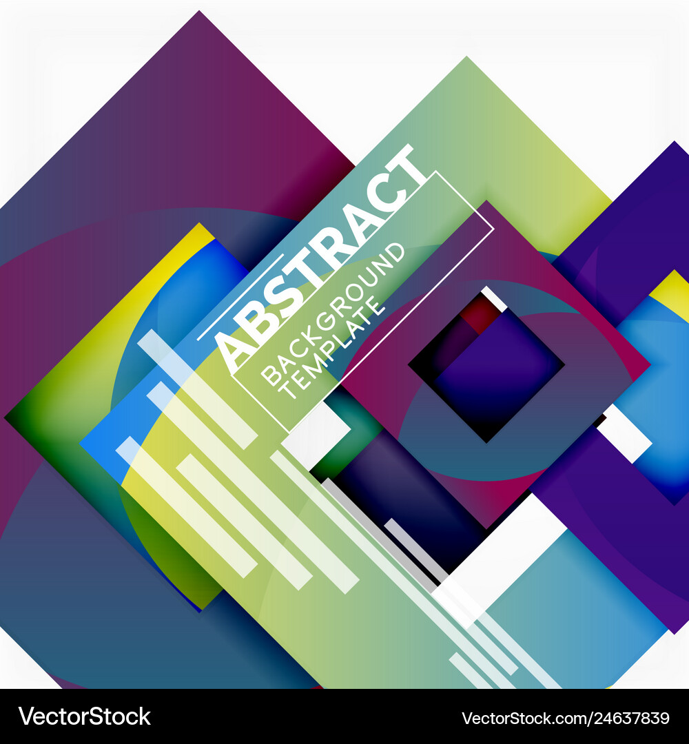 Geometric Abstract Background Royalty Free Vector Image