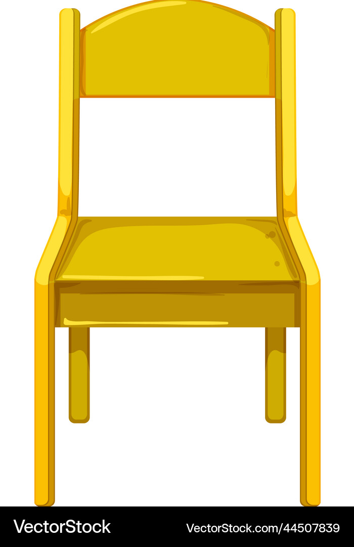 Home kid chair cartoon Royalty Free Vector Image