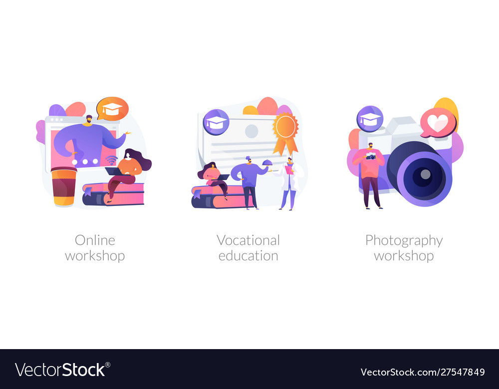 Professional learning concept metaphors Royalty Free Vector Professional learning concept metaphors Royalty Free Vector