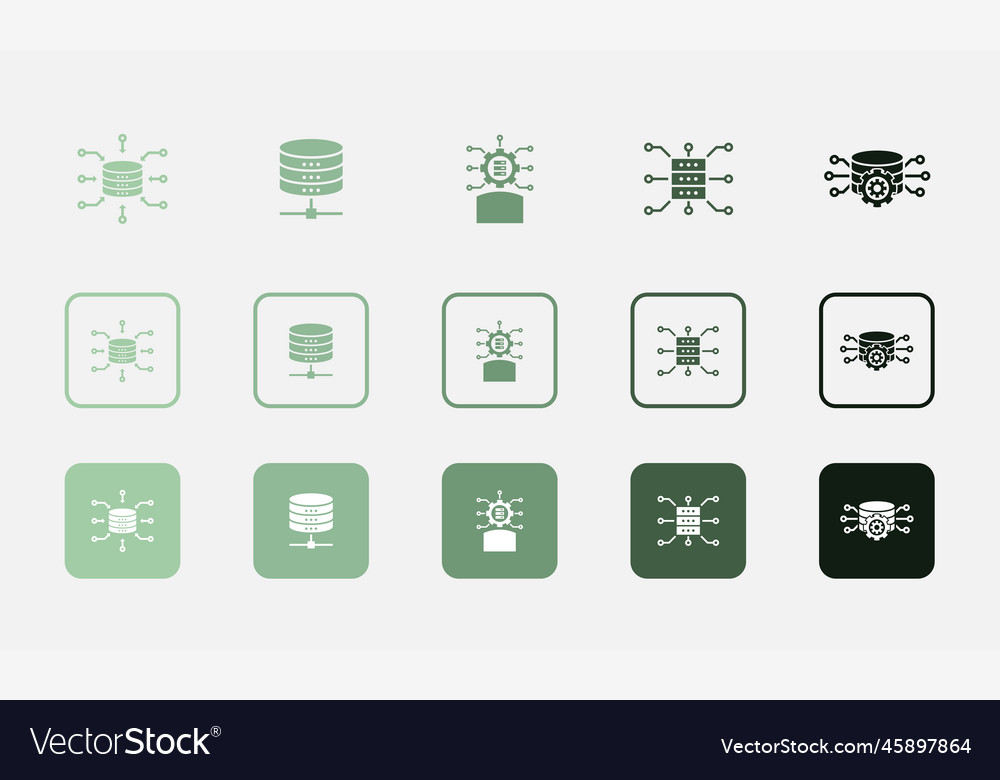 Data Integration Database Data Scientist Data Vector Image
