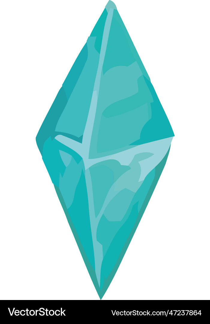 Geometric gemstone shapes symbolize luxury Vector Image