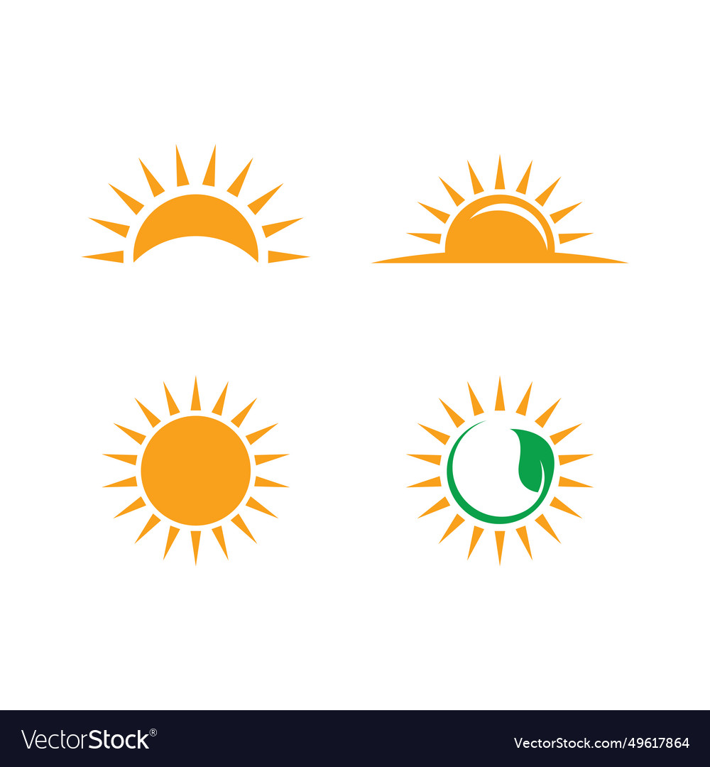 Sun design Royalty Free Vector Image - VectorStock