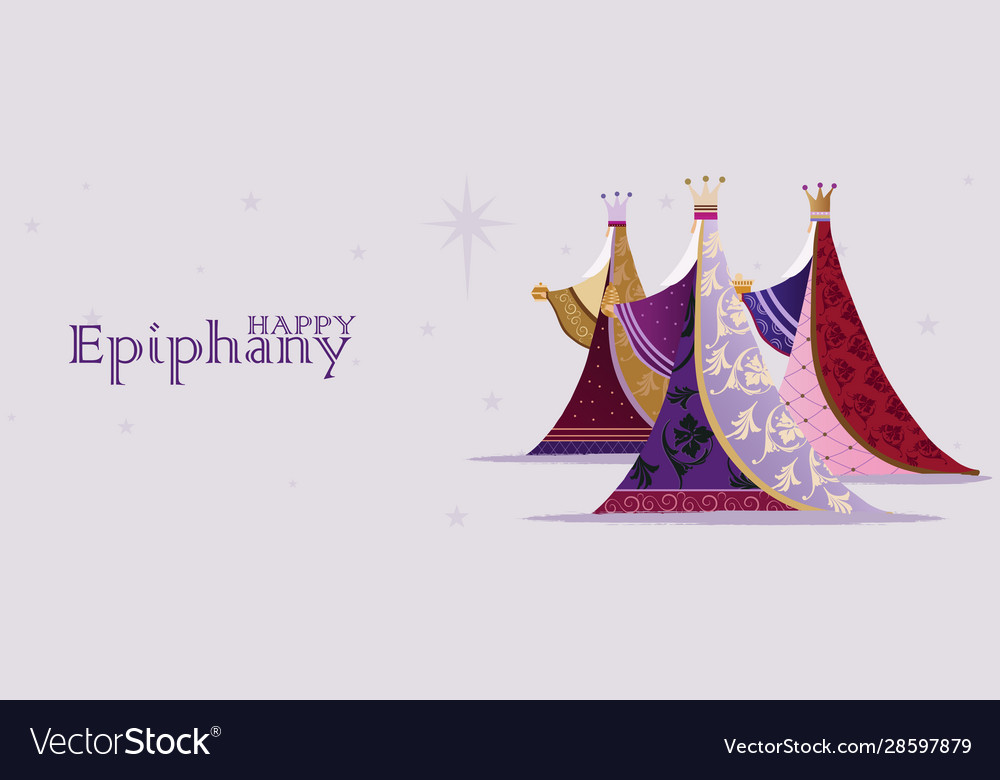 Epiphany is a christian festival Royalty Free Vector Image